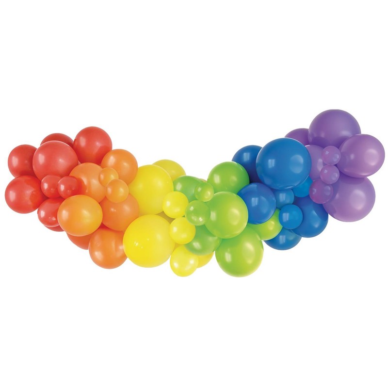 Nutmeg Multicolored Balloon Arch - Morrisons Online Groceries & Offers