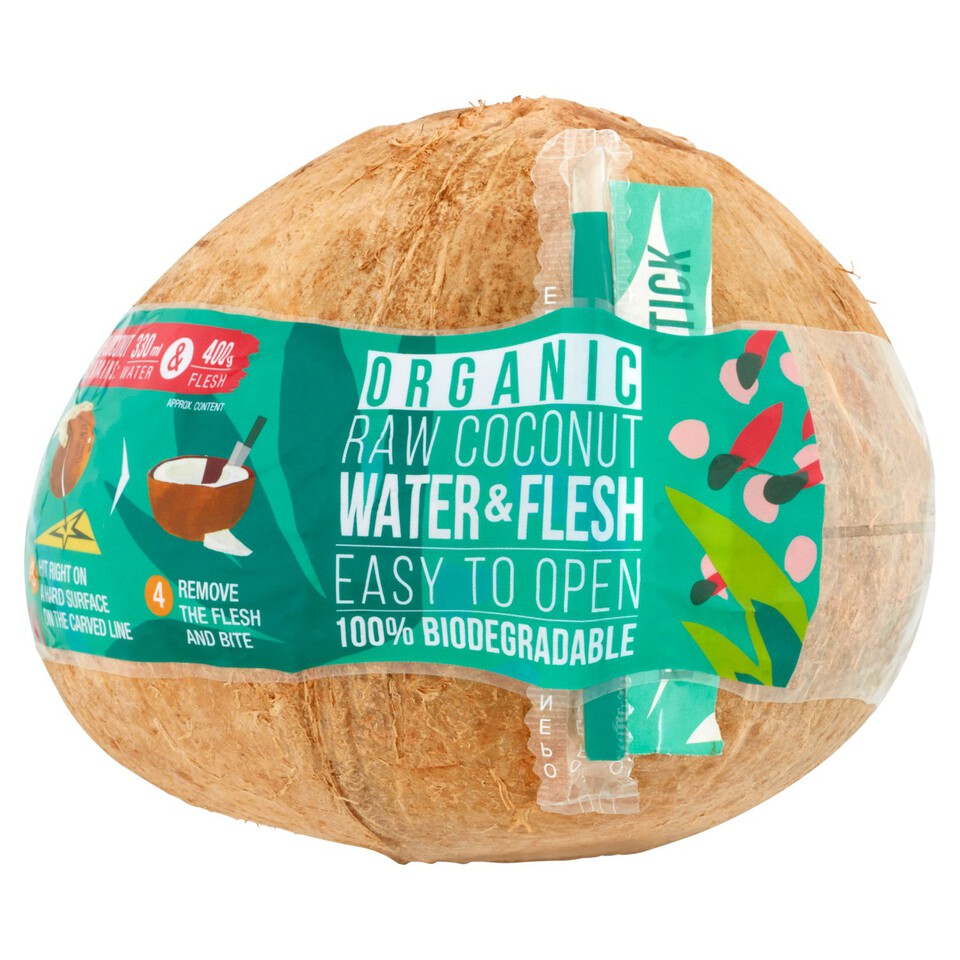 Genuine Coconut Organic Drinking Coconut - Morrisons Online Groceries ...