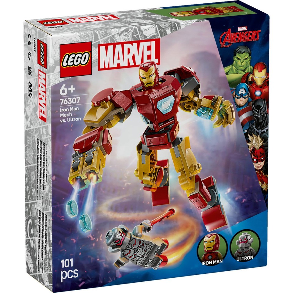 LEGO Marvel Iron Man Mech vs. Ultron Set 76307 - Morrisons Online ...