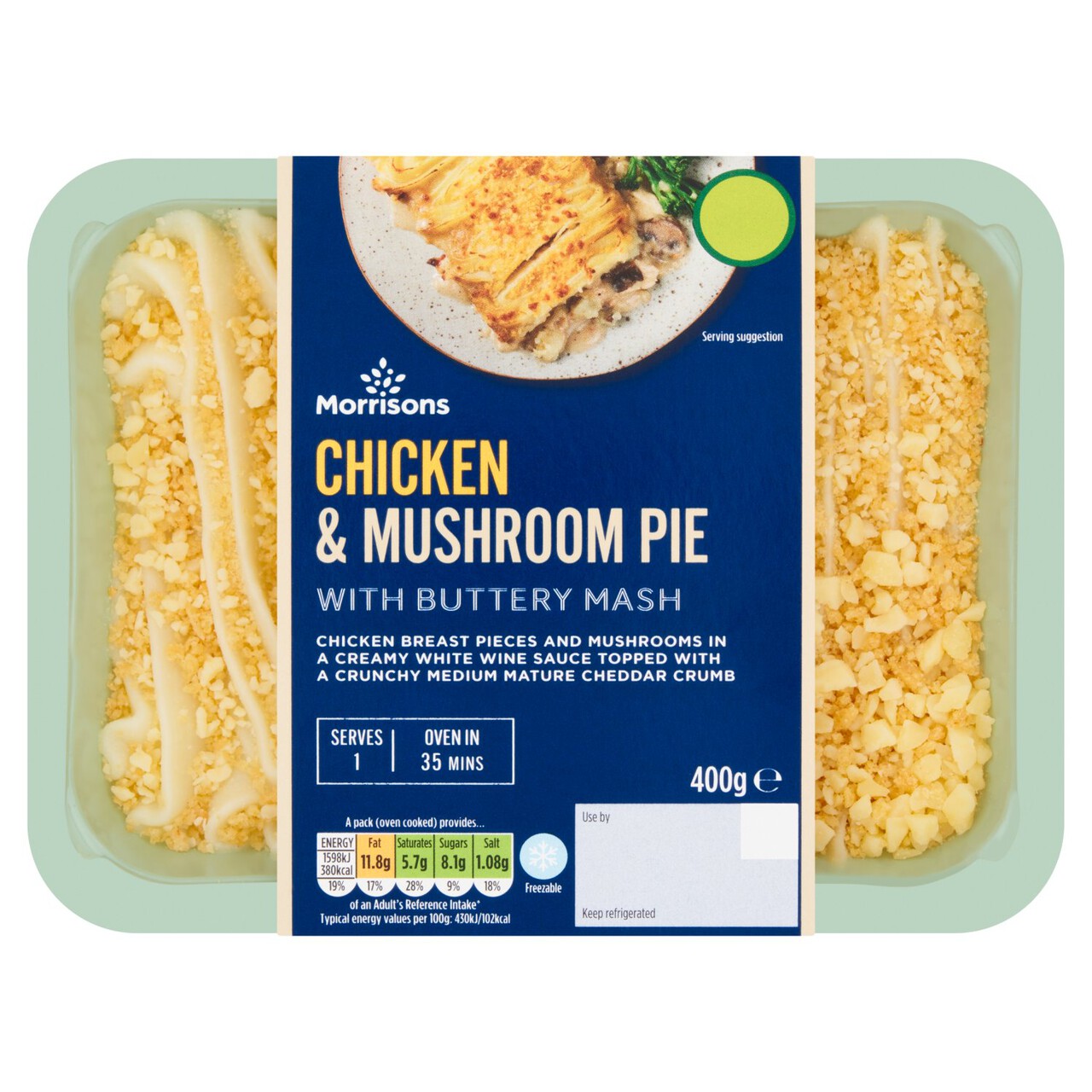 Morrisons Chicken & Mushroom Cumberland Pie - Morrisons Online ...