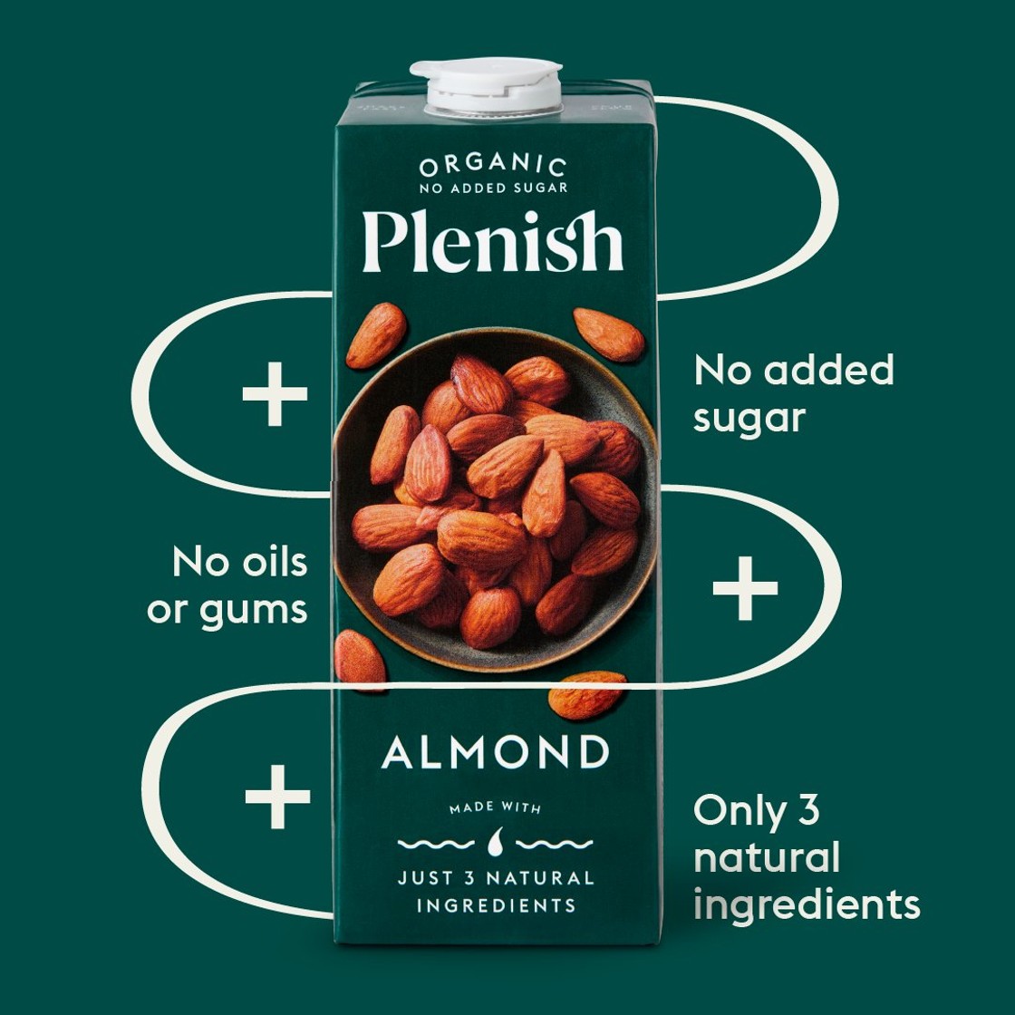 Plenish Organic Almond 1L - Morrisons Online Groceries & Offers