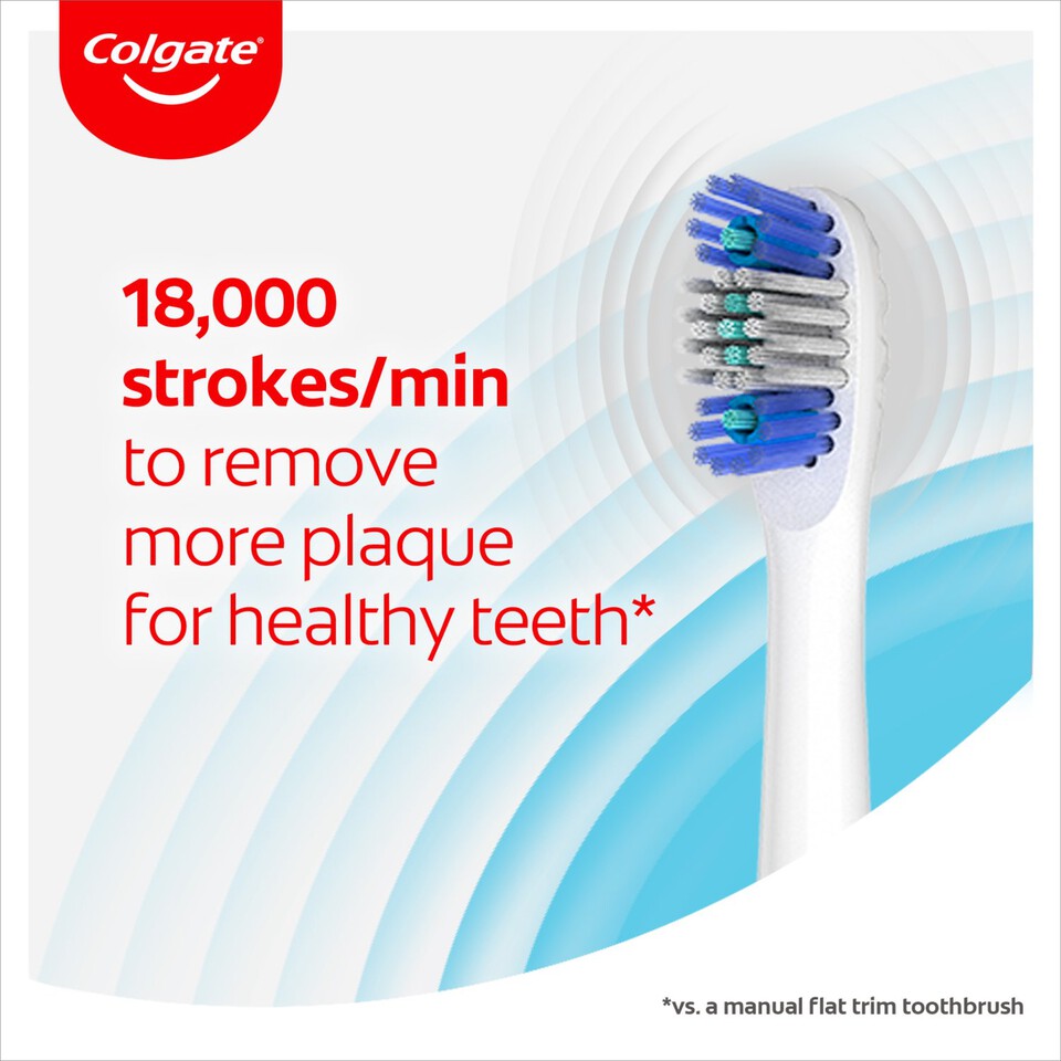 Colgate Battery 360 Sonic Floss Tip Soft Toothbrush - Morrisons Online ...