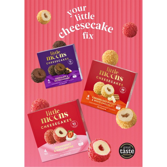 Little Moons Strawberry & Mascarpone Cheesecake Mochi - Morrisons ...