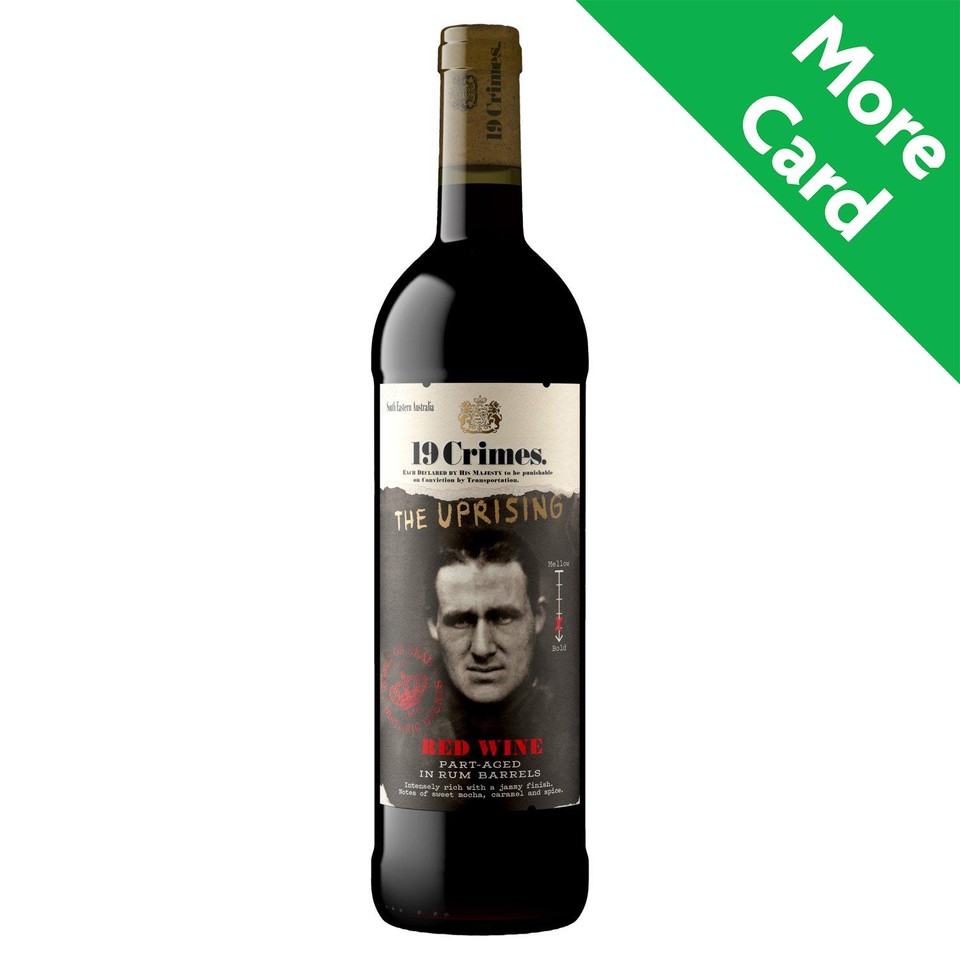 19 Crimes The Uprising Red Wine - Morrisons Online Groceries & Offers
