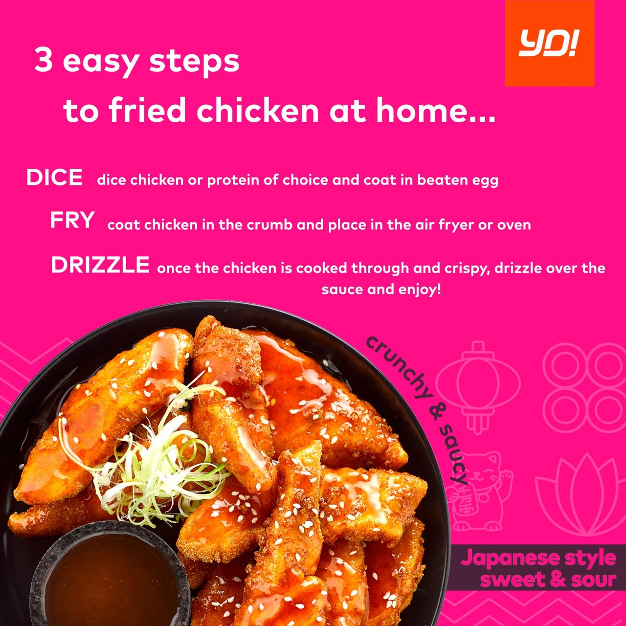 Yo! Sweet & Sour Crispy Chicken Kit - Morrisons Online Groceries & Offers