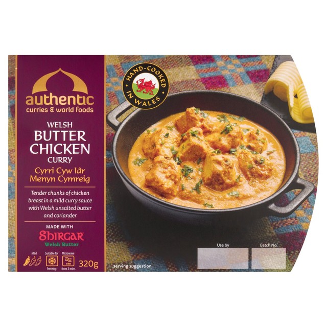 Authentic Curries & World Foods Welsh Butter Chicken Curry 320g ...