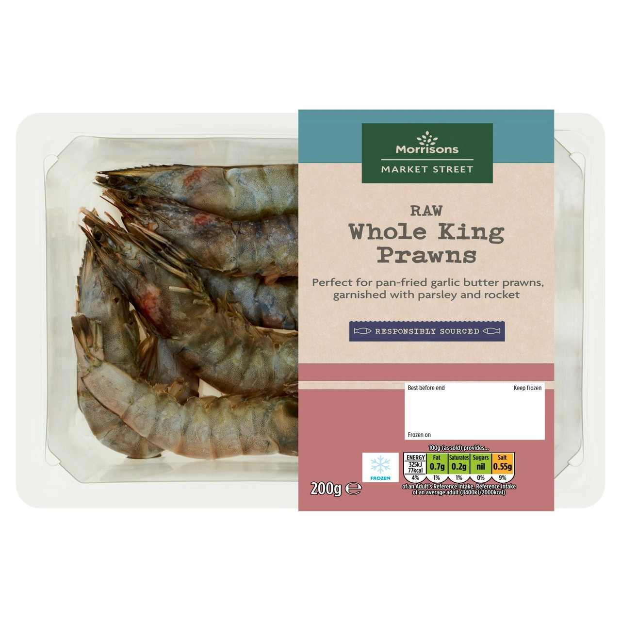 Morrisons Raw Whole King Prawns - Morrisons Online Groceries & Offers
