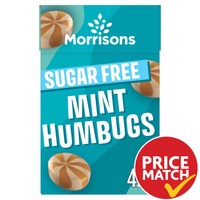 Morrisons Sugar Free Mint Humbugs 42g - Morrisons Online Groceries & Offers