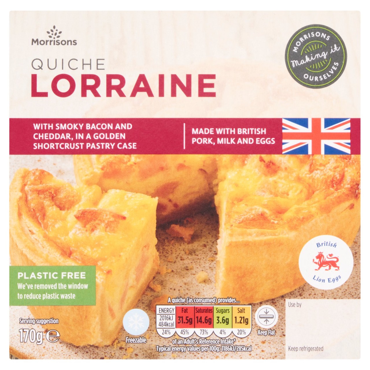 Morrisons Quiche Lorraine - Morrisons Online Groceries & Offers