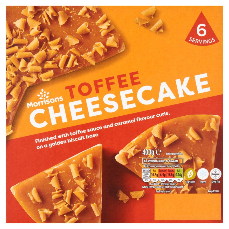 Morrisons Toffee Cheesecake - Morrisons Online Groceries & Offers