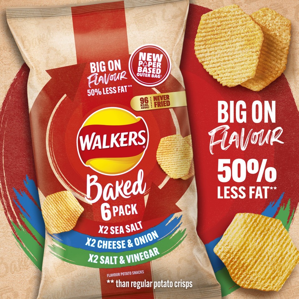 Walkers Baked Variety Multipack Snacks Crisps - Morrisons Online ...