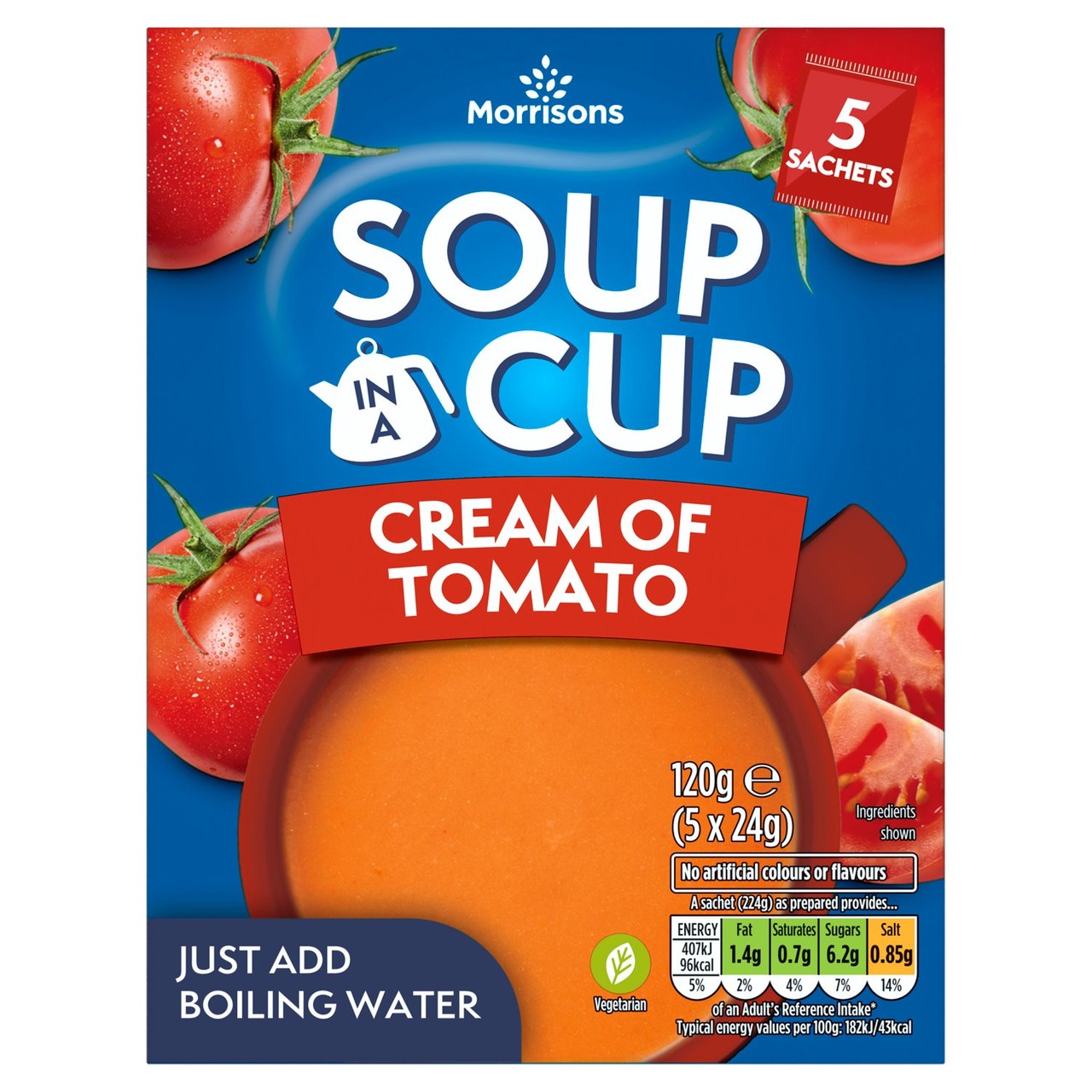 Morrisons Tomato Cup Soup - Morrisons Online Groceries & Offers