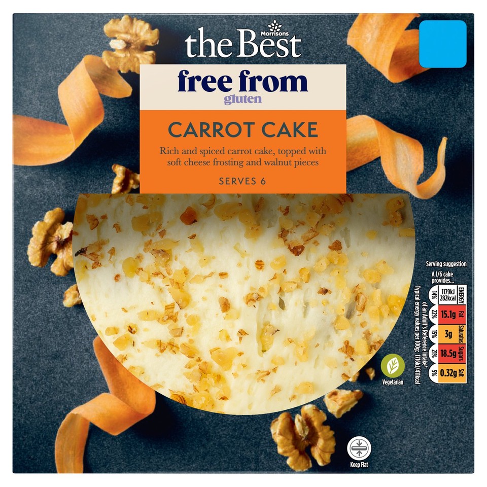 The Best Gluten Free Carrot Cake - Morrisons Online Groceries & Offers