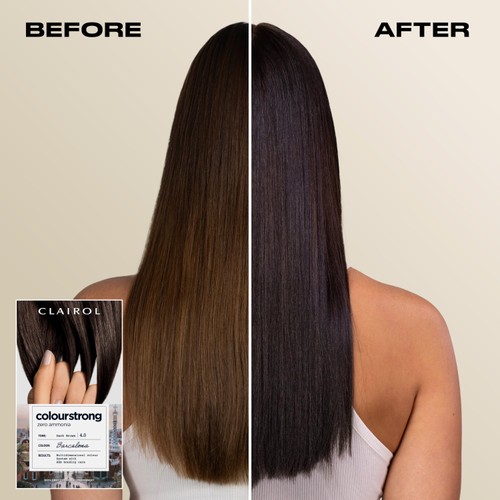 Clairol Colour Strong Permanent Hair Dye 4.46 Intense Dark Red ...