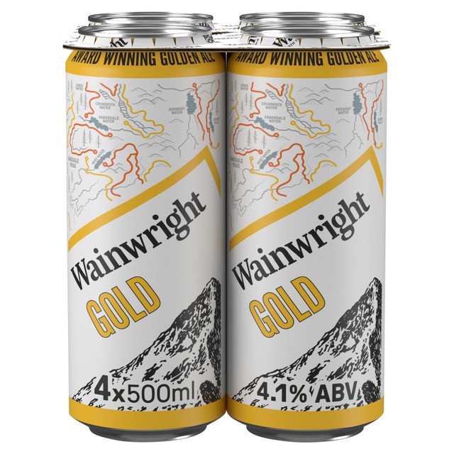 Wainwright Golden Ale Beer 4x500ml - Morrisons Online Groceries & Offers