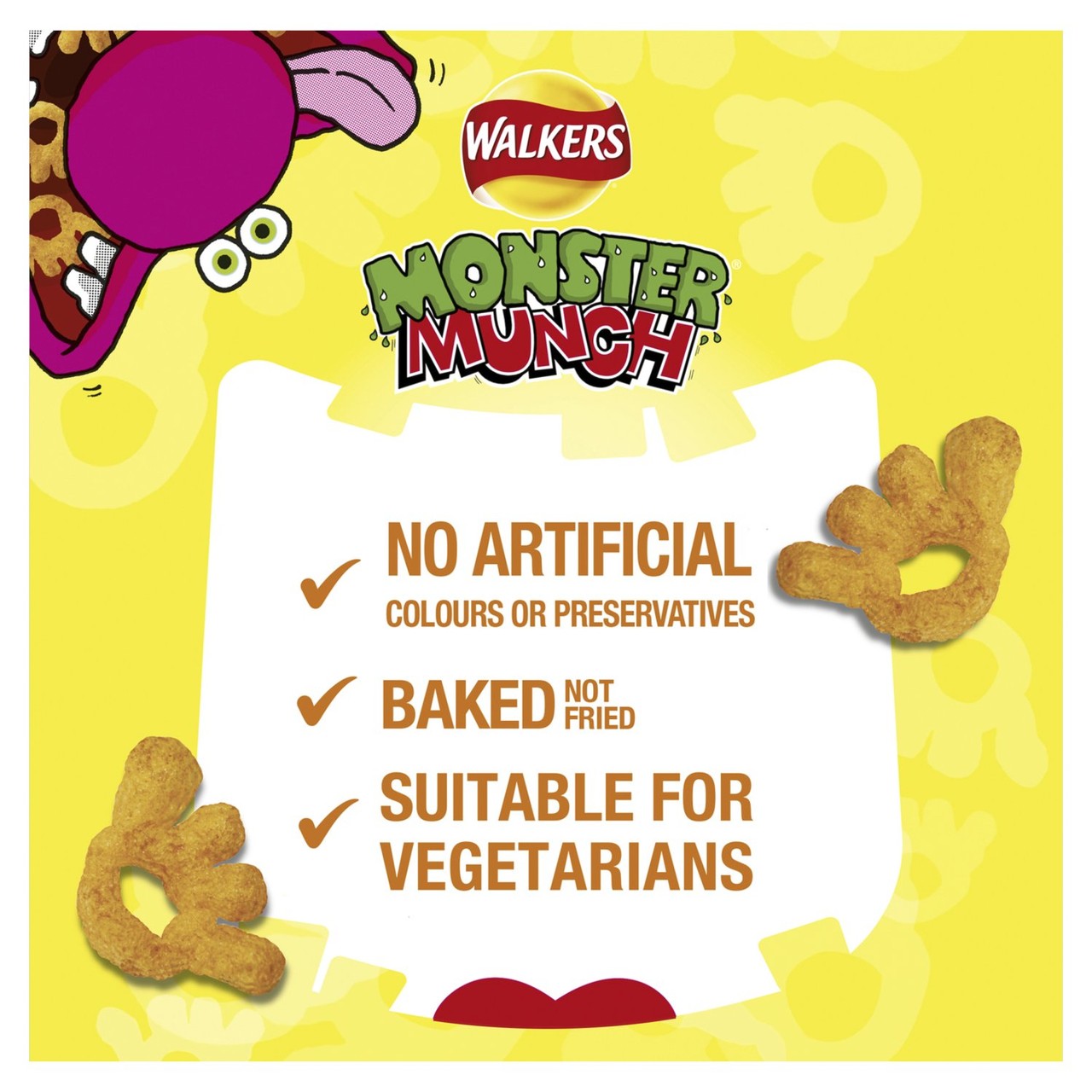 Walkers Monster Munch Roast Beef Multipack Snacks Crisps - Morrisons ...