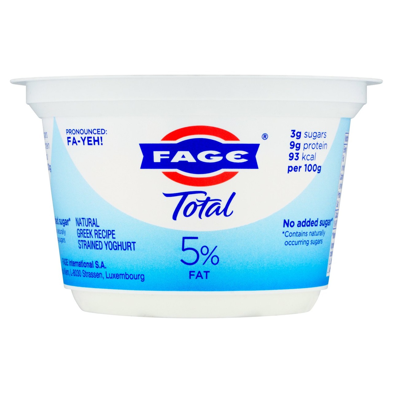 Fage Total 5% Fat Natural Greek Recipe Strained Yoghurt - Morrisons ...