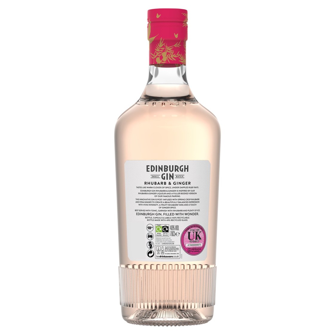 Edinburgh Gin Rhubarb & Ginger Gin - Morrisons Online Groceries & Offers
