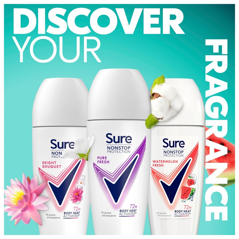 Sure For Women Roll On Pure Fresh Everest - Morrisons Online Groceries ...