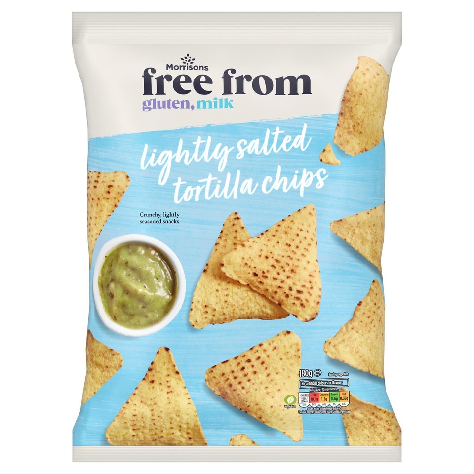 Morrisons Free From Lightly Salted Tortilla Chips - Morrisons Online ...