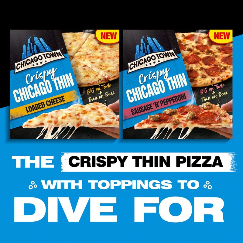 Chicago Town Ultimate Chicago Thin Loaded Cheese Pizza - Morrisons ...