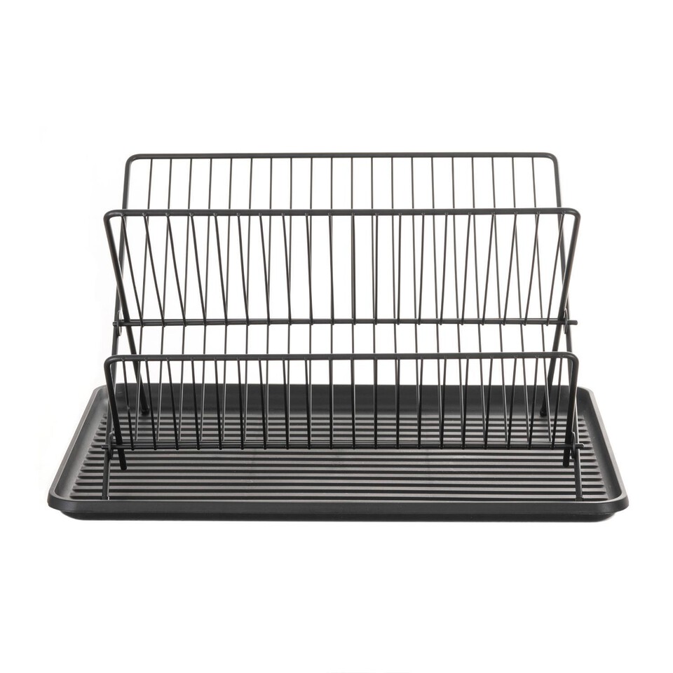 Nutmeg Black Foldable Dish Drainer - Morrisons Online Groceries & Offers