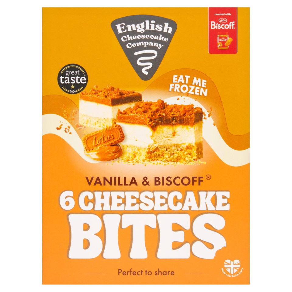 English Cheesecake Company Lotus Biscoff Cheesecake Bites - Morrisons ...