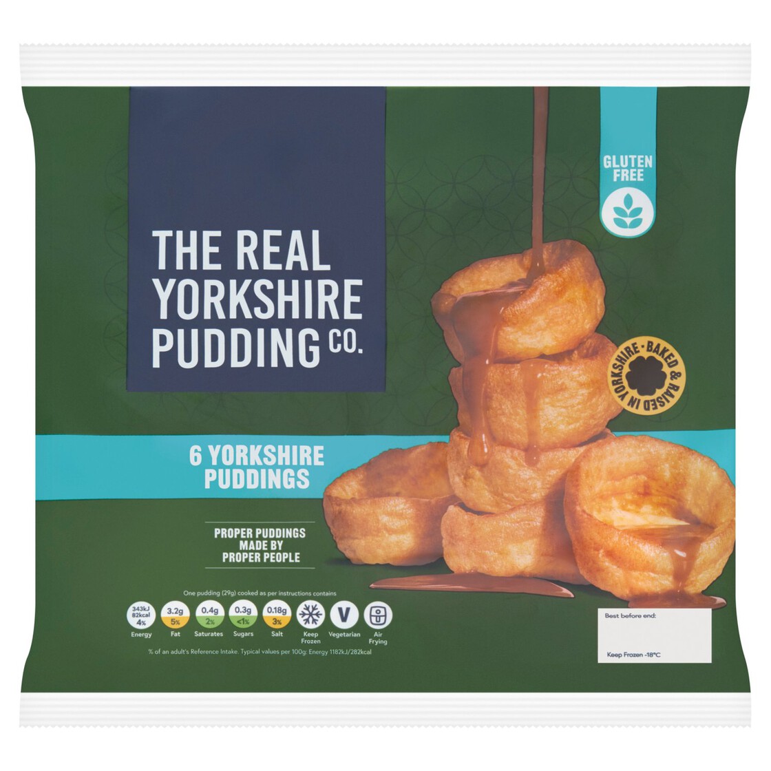 The Real Yorkshire Pudding Company Gluten Free Yorkshire Puddings ...