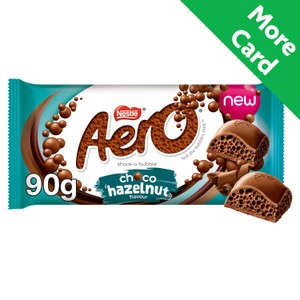 Aero Hazelnut Chocolate Sharing Bar 90g - Morrisons Online Groceries ...