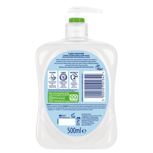 Carex Complete Moisture Plus Hand Wash - Morrisons Online Groceries ...