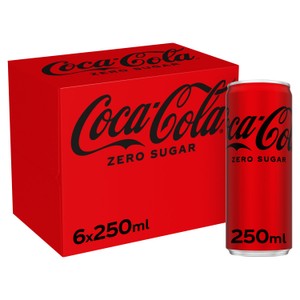 Coca-Cola Zero Sugar 6 x 250ml - Morrisons Online Groceries & Offers