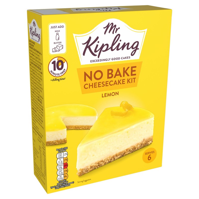 Mr Kipling No Bake Lemon Cheesecake Kit 230g - Morrisons Online ...