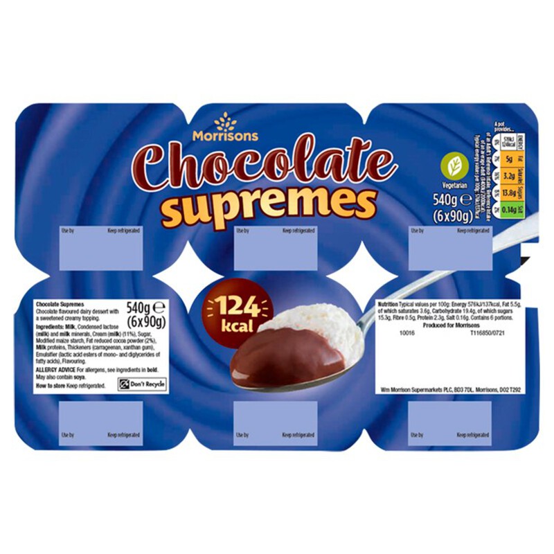 Morrisons Chocolate Supreme Desserts - Morrisons Online Groceries & Offers