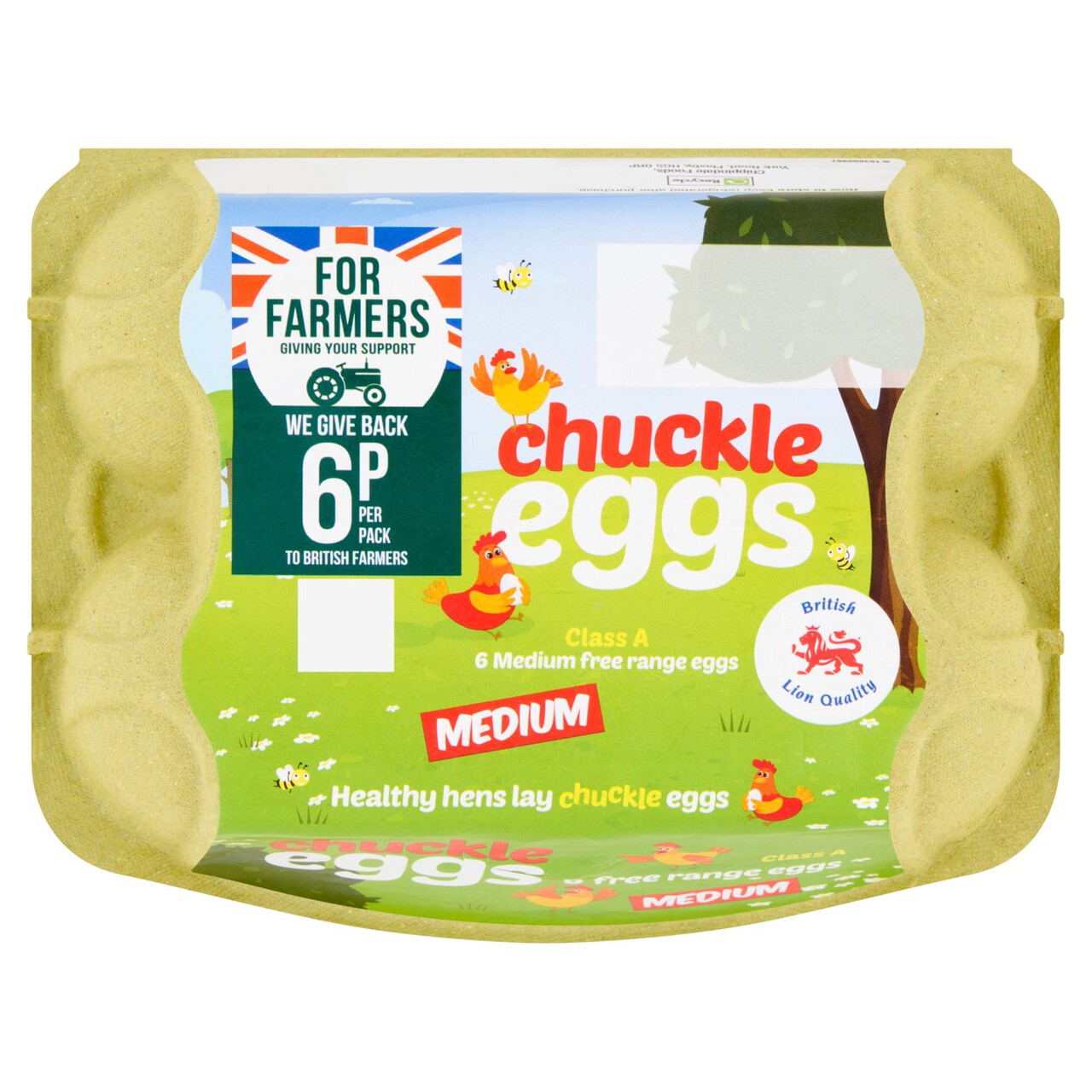 Chuckle Medium Free Range Eggs For Farmers - Morrisons Online Groceries ...