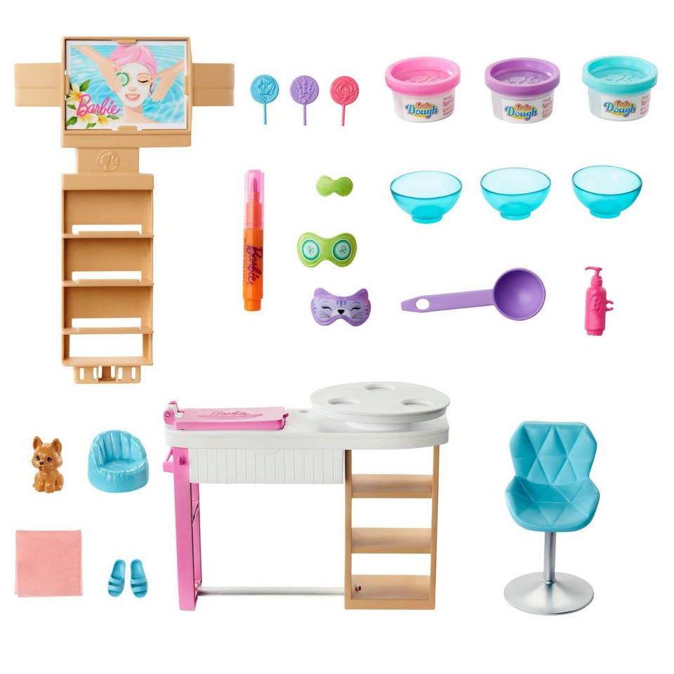 Barbie Face Mask Spa Day Playset - Morrisons Online Groceries & Offers