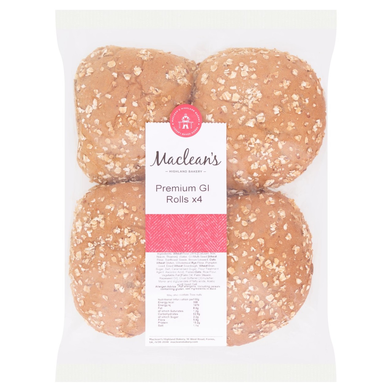 Maclean's Highland Bakery Premium GI Rolls 4 Pack - Morrisons Online ...