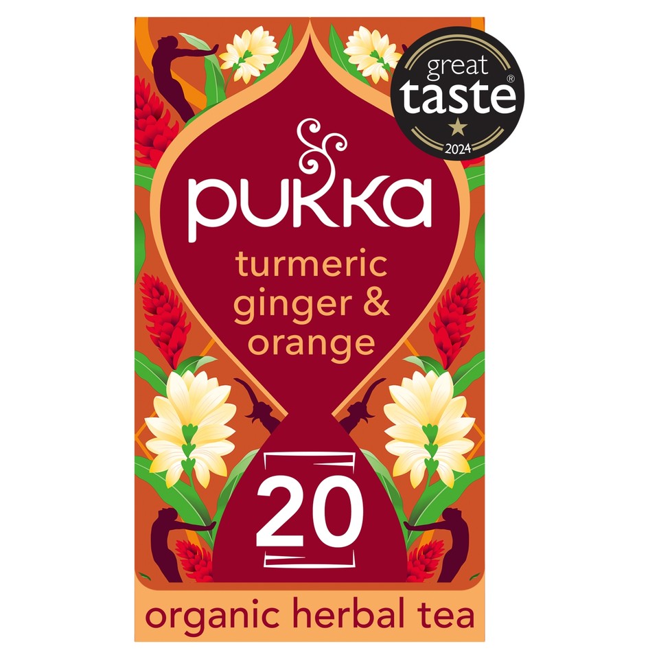 Pukka Organic Turmeric, Ginger & Orange Herbal Tea Bags x20 - Morrisons ...