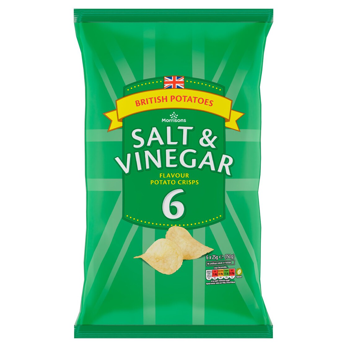 Morrisons Salt and Vinegar Flavour Crisps Multipack - Morrisons Online ...