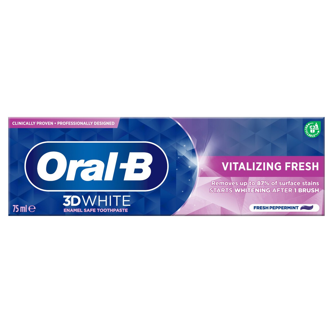 Oral-B 3D White Vitalizing Fresh Whitening Toothpaste - Morrisons ...