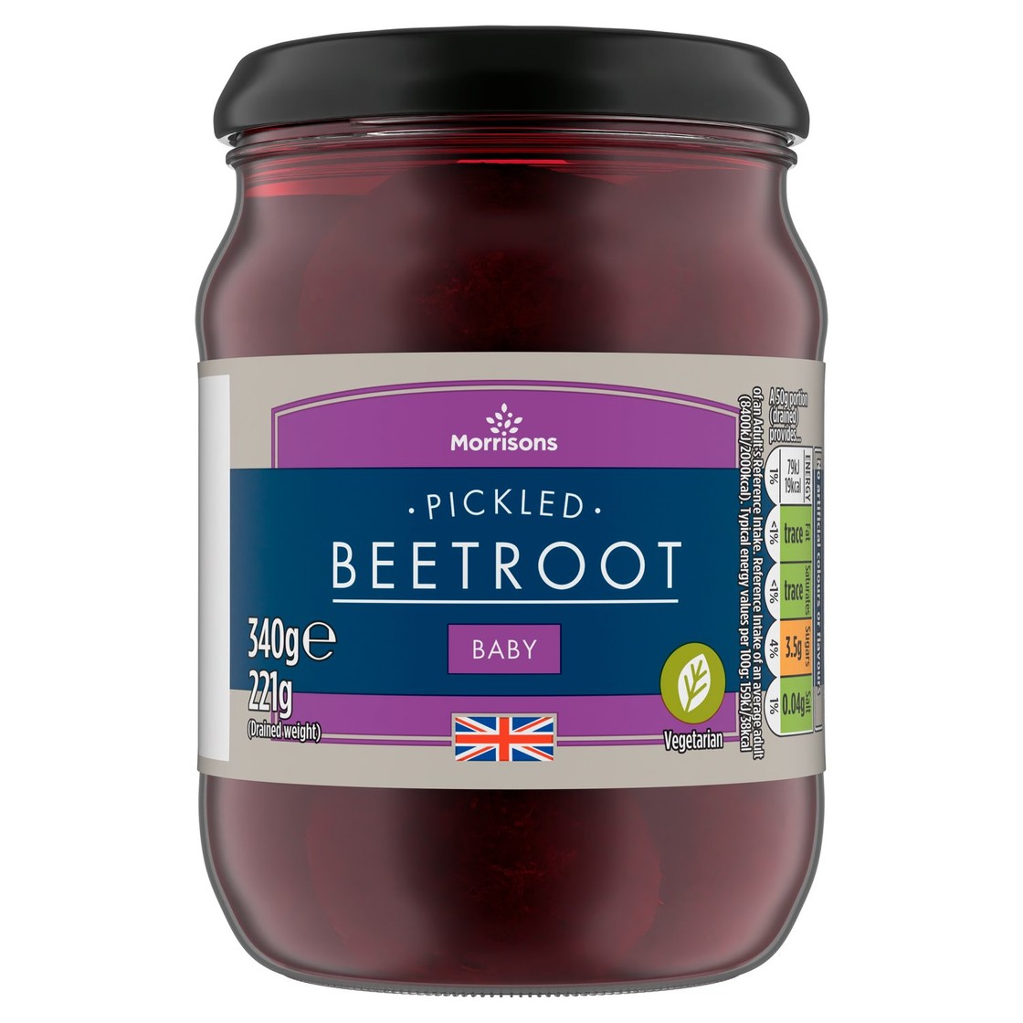 Morrisons Pickled Baby Beetroot (340g) - Morrisons Online Groceries ...