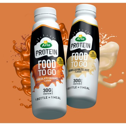 Arla Protein Food To Go Vanilla Hazelnut Meal Replacement Shake 500ml ...