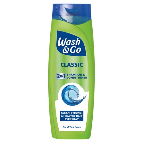 Wash & Go Shampoo 2 In 1 Classic 380ml - Morrisons Online Groceries ...