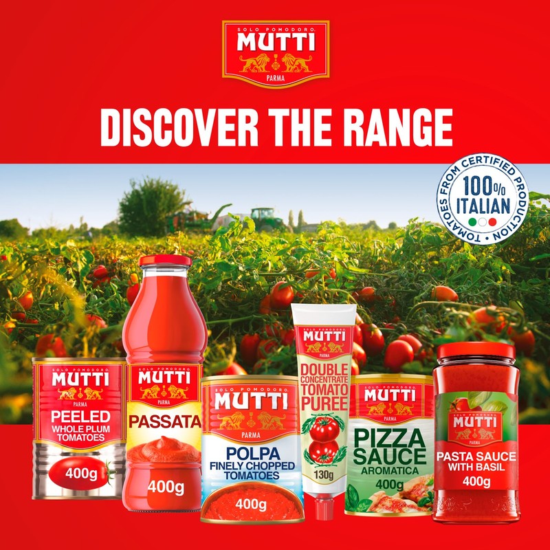 Mutti Finely Chopped Tomatoes with Garlic 400g - Morrisons Online ...