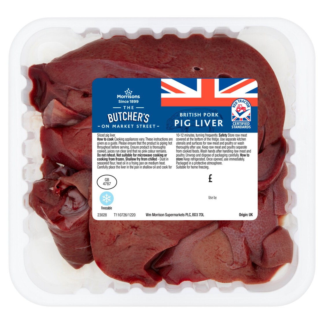 Morrisons Pigs Liver - Morrisons Online Groceries & Offers