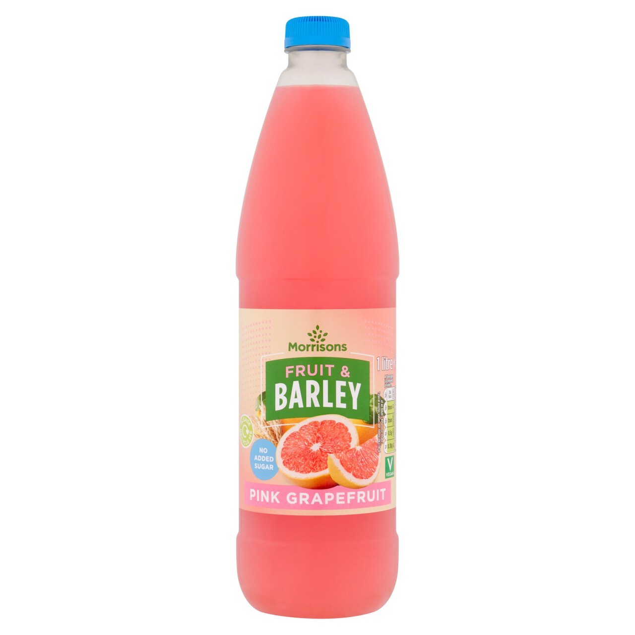 Morrisons No Added Sugar Pink Grapefruit Fruit & Barley Squash 1L ...