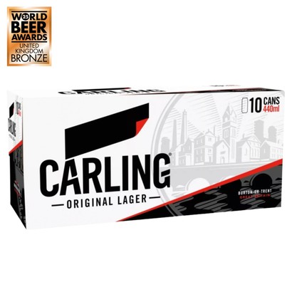 Carling Original Lager Beer Cans - Morrisons Online Groceries & Offers