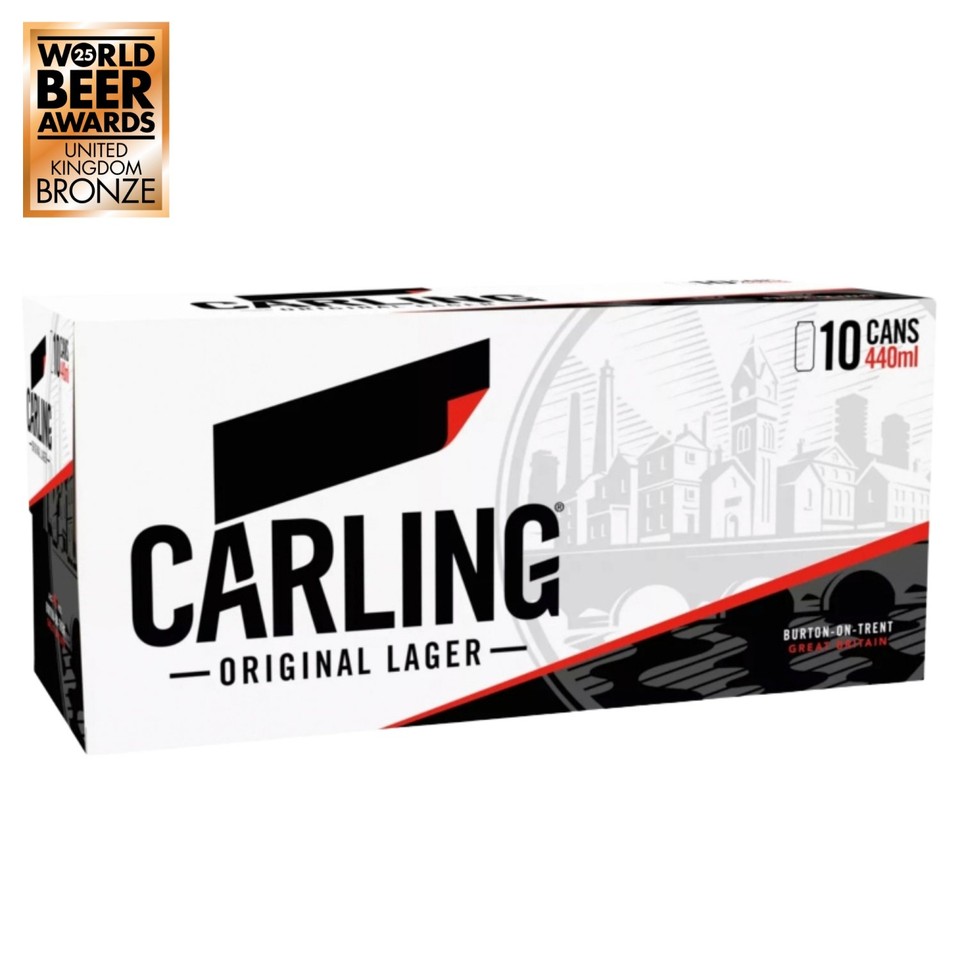 Carling Original Lager Beer Cans - Morrisons Online Groceries & Offers