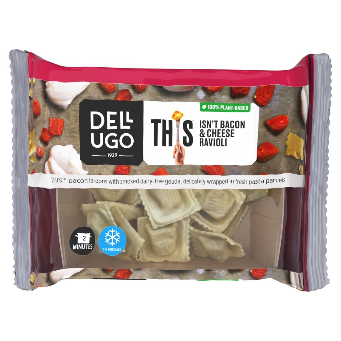 Dell'Ugo This Isn't Bacon & Cheese Ravioli 250g - Morrisons Online ...