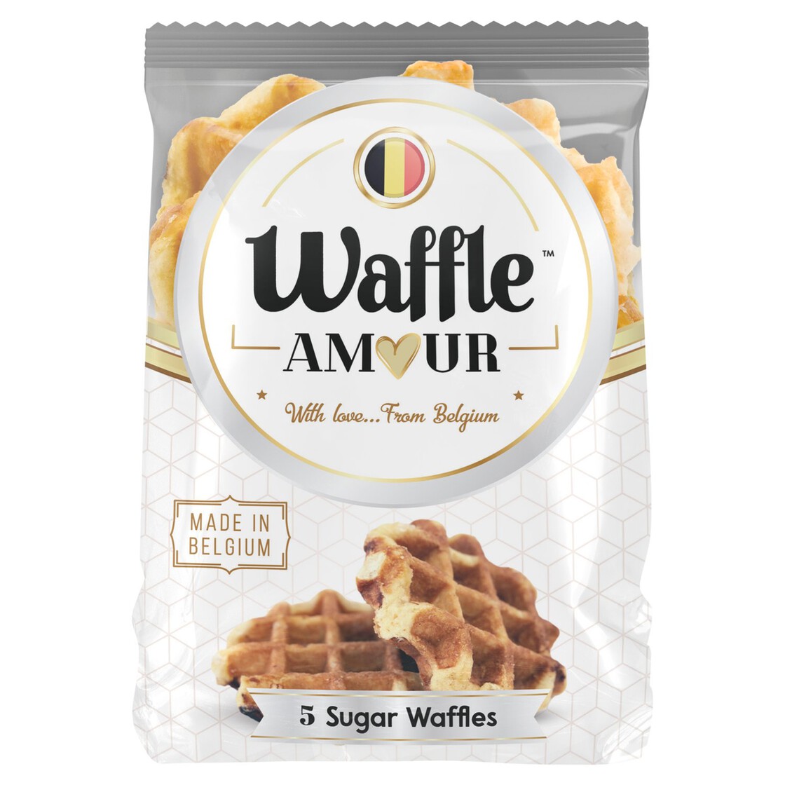 Waffle Amour Sugar Pearl Waffles - Morrisons Online Groceries & Offers