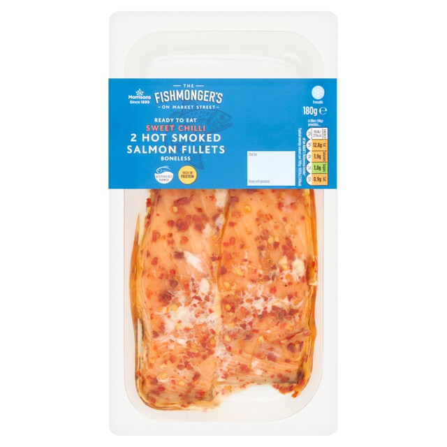 Morrisons Hot Smoked Sweet Chilli Salmon Fillet 2 Pack - Morrisons ...